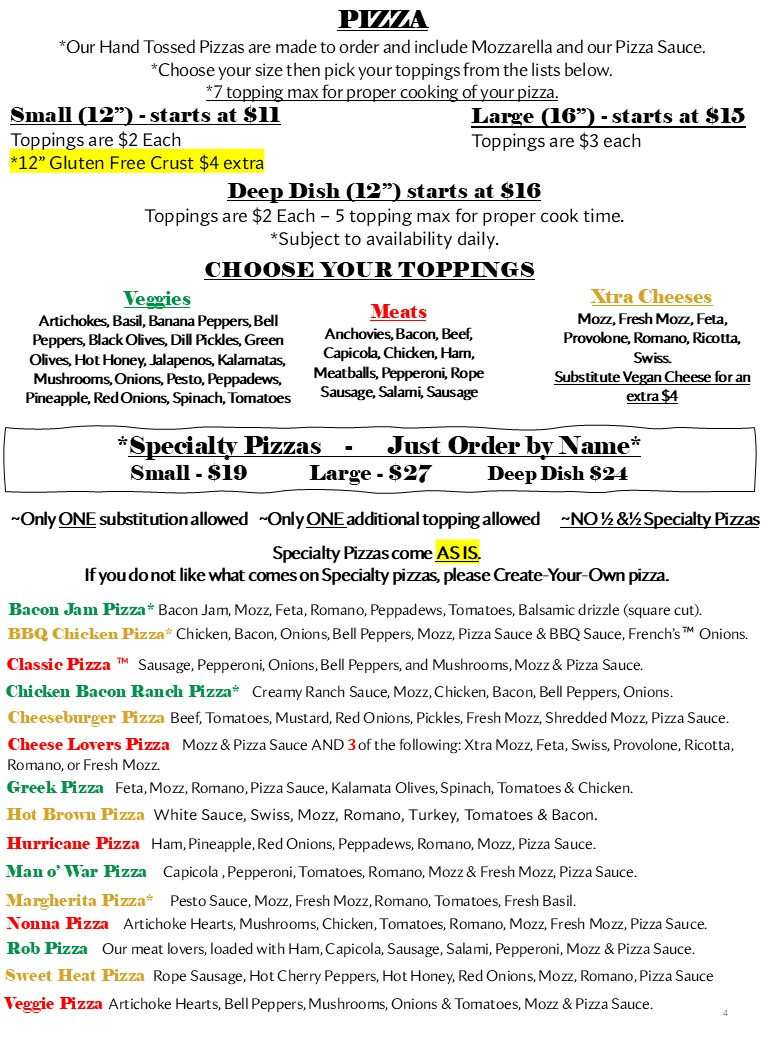 Legacy Pizza & Bakery